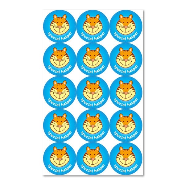 Special helper stickers - 75 identical stickers per pack
