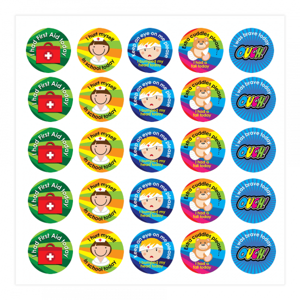 Sticker: First Aid Variety Sheet