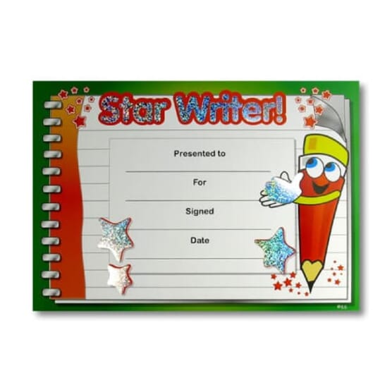 Reading and Writing Certificates | SuperStickers