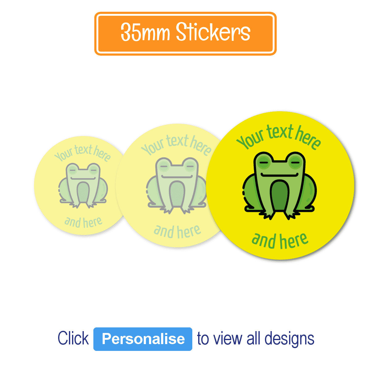 Personalised Round Stickers | SuperStickers