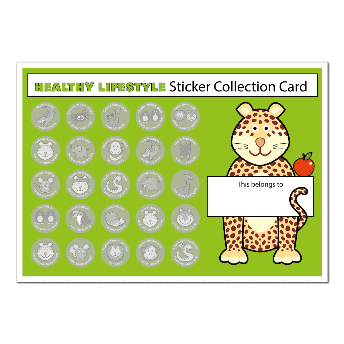 PSHE Sticker Collection Cards | SuperStickers