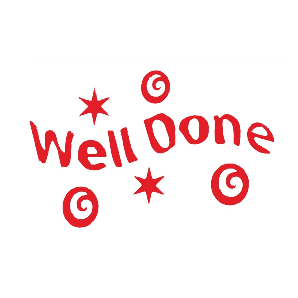 Well Done Stamper - Red