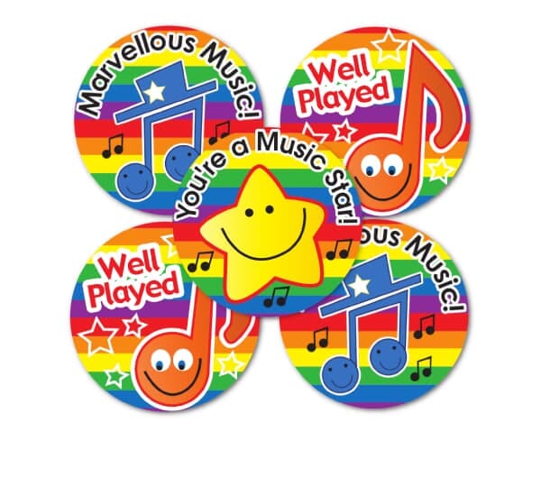 Music Stickers & Stamps Collection | SuperStickers