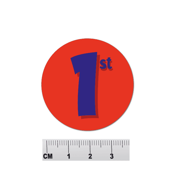 1st Stickers - 75 stickers per pack