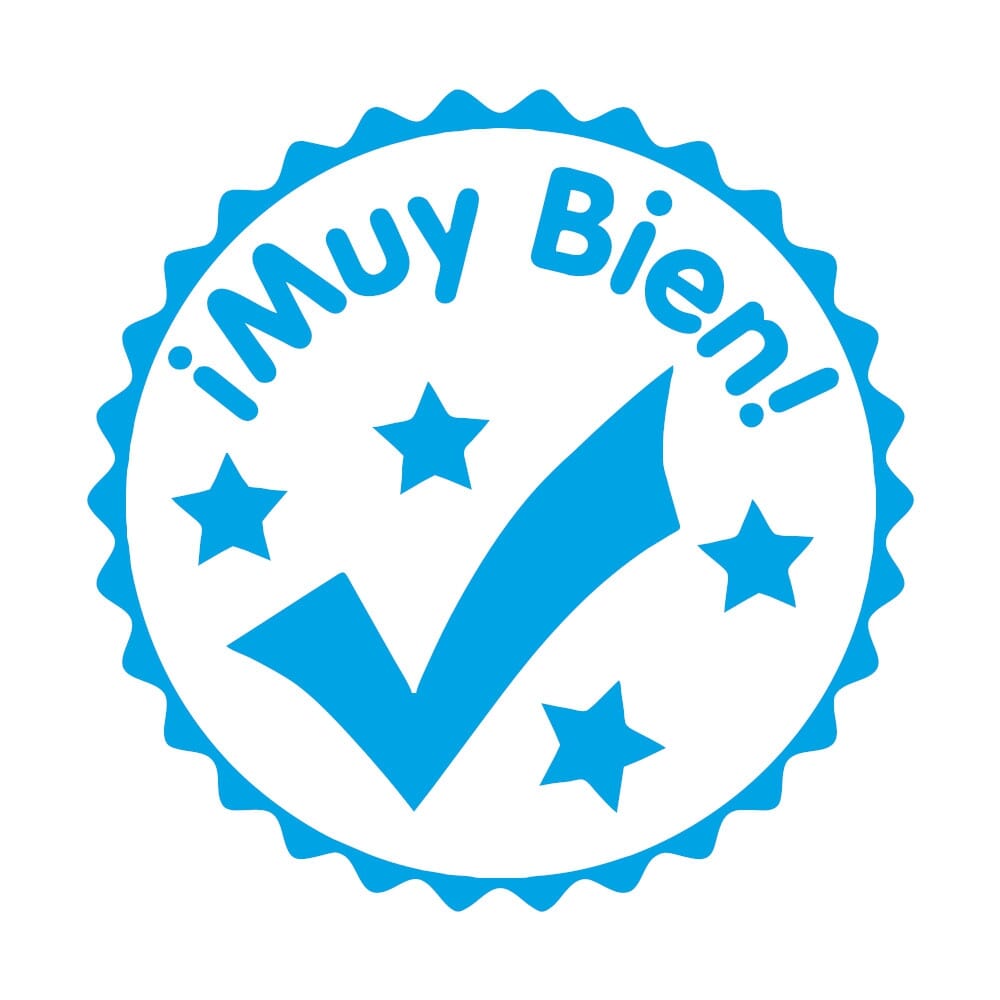 Muy Bien Spanish Stamper - Blue