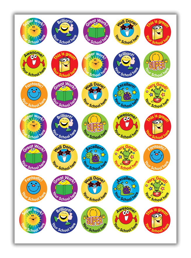 Quick Personalised Smile Stickers