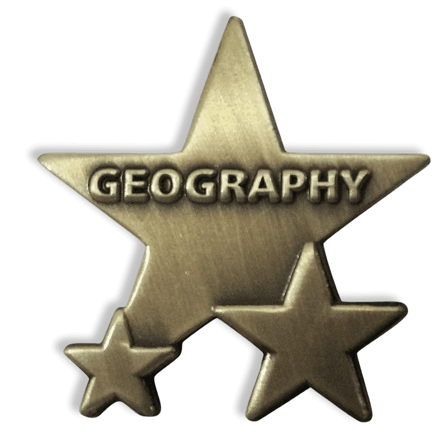 Geography Star badge