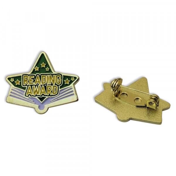 Reading Award Enamel Badge