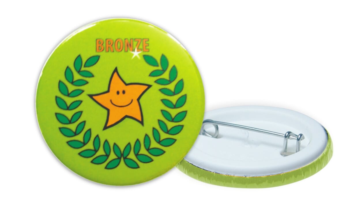 Bronze Award badges - 20 per pack