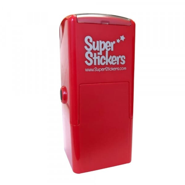 Red Merit Tick Stamp from The Sticker Factory