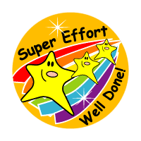 Sticker: Super Effort Well Done! - Stars