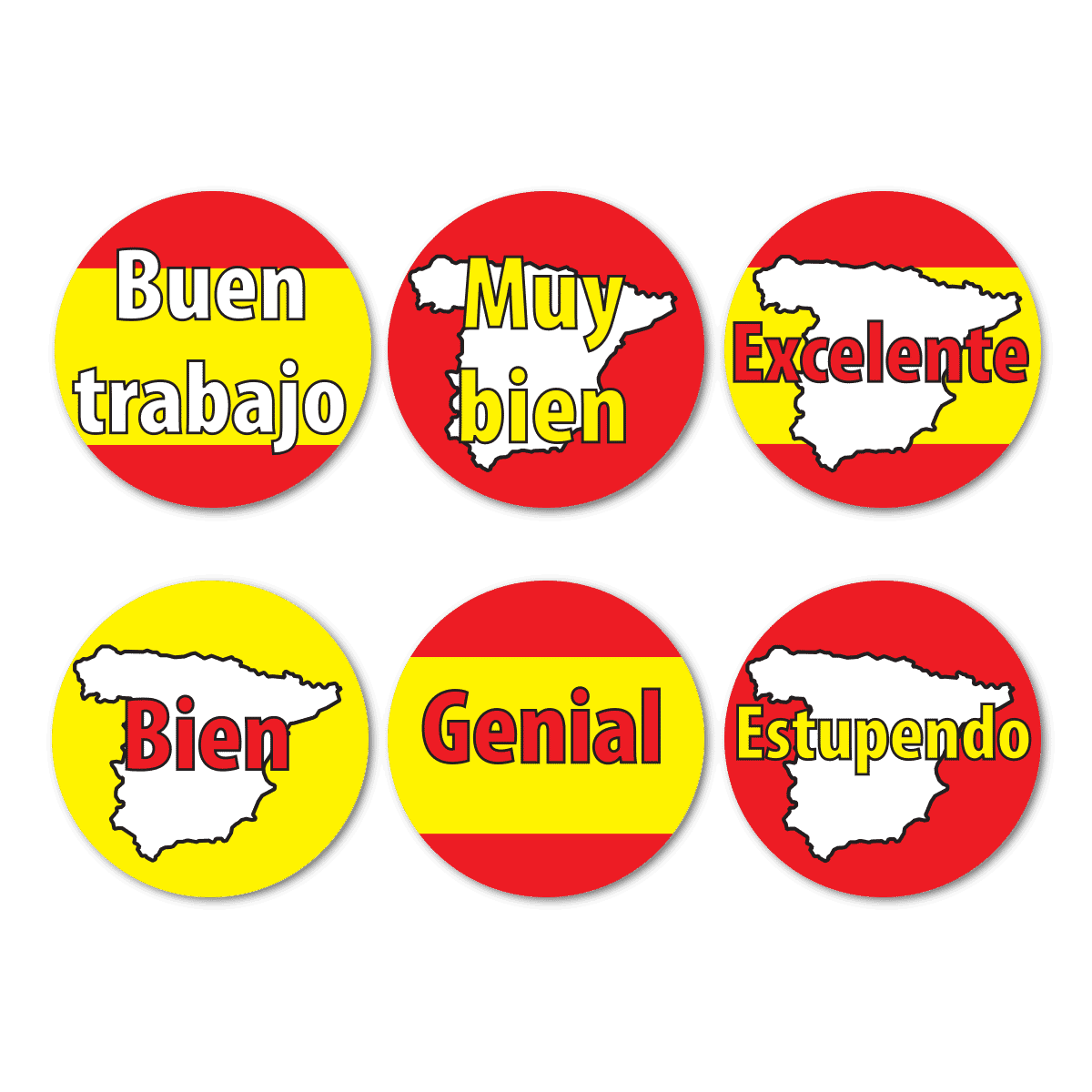 Spanish Language Reward Stickers - 440 stickers per pack