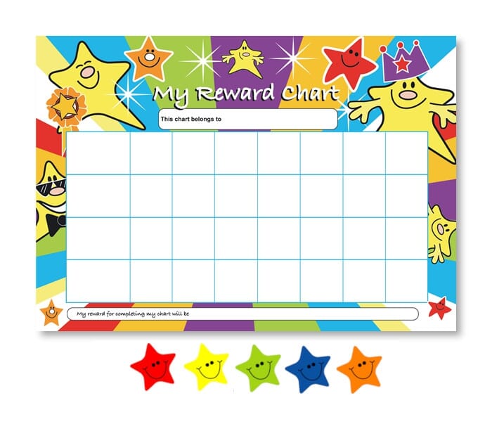 Star Reward Chart and Stickers