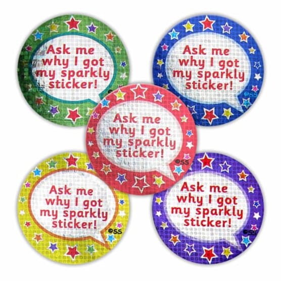 Sparkling Award Stickers | SuperStickers.com