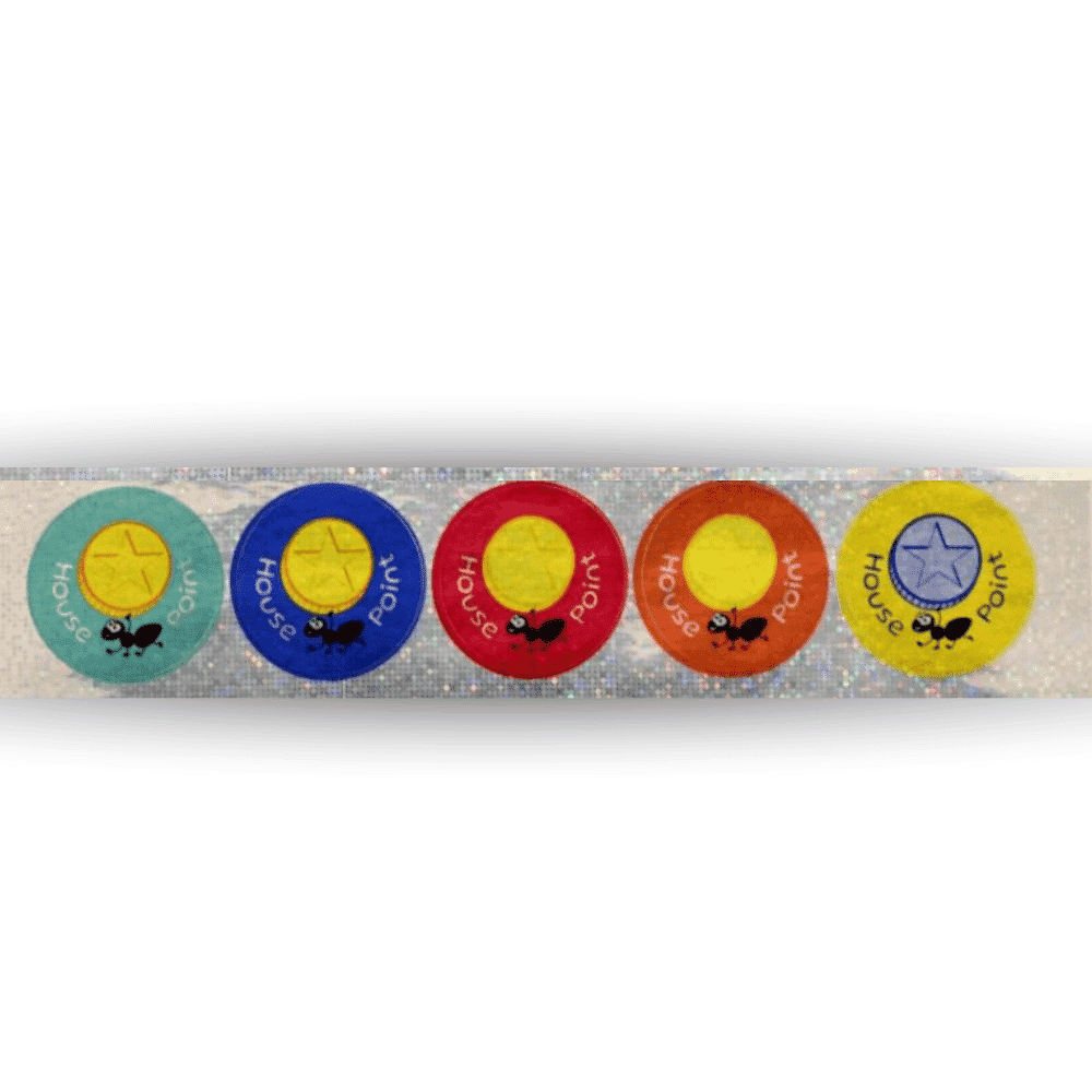 Sparkling House Point Stickers | Ant Design 35mm Rewards | DCS15658
