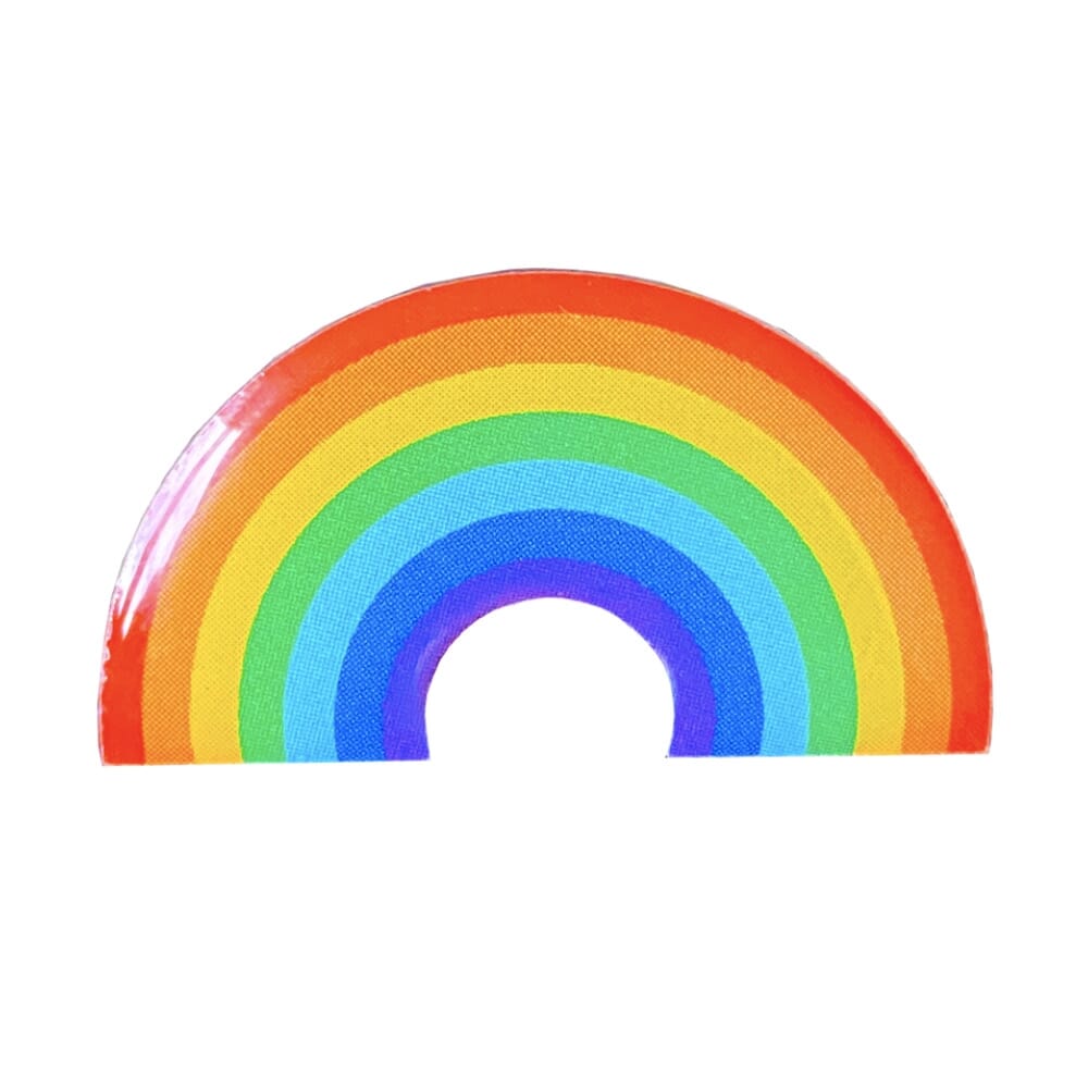 Rainbow Enamel Badge