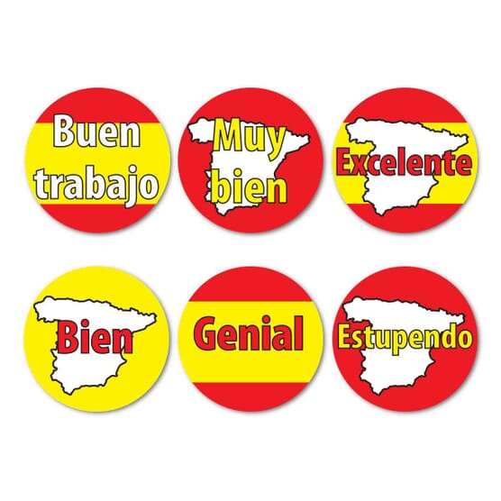 Spanish Stickers from The Sticker Factory | SuperStickers