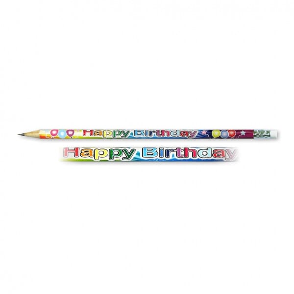 Happy Birthday Pencils - 12 pack