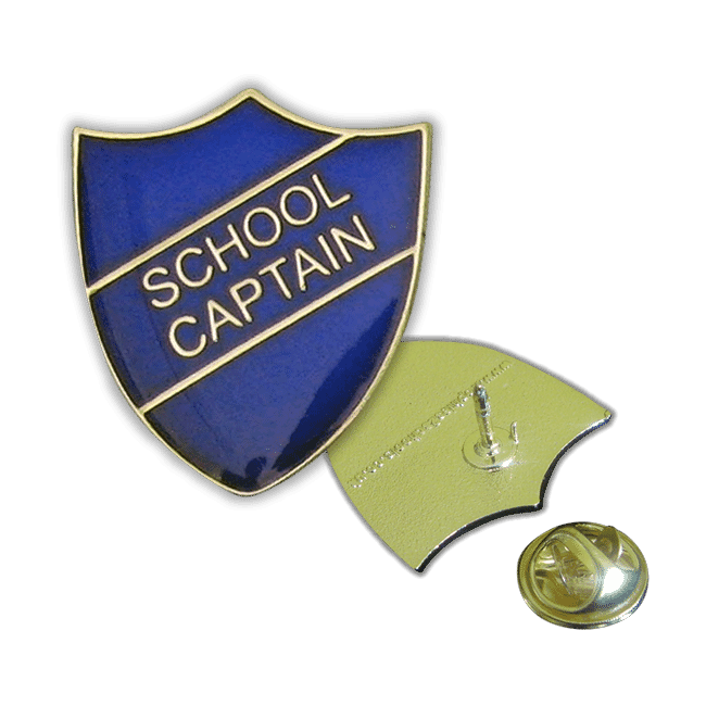 Badge: School Captain Blue - Enamel