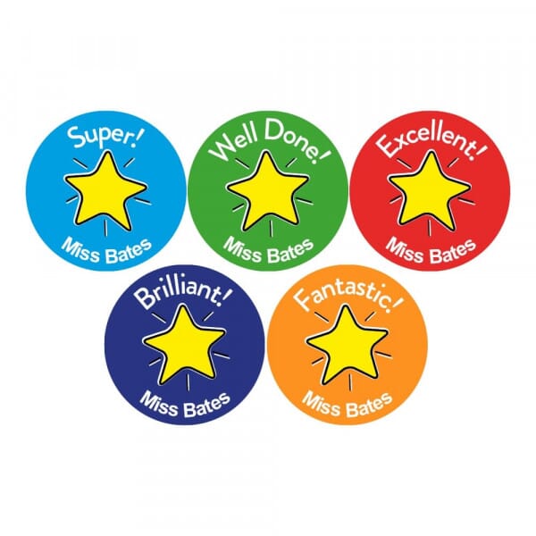 Quick Personalised Star Stickers