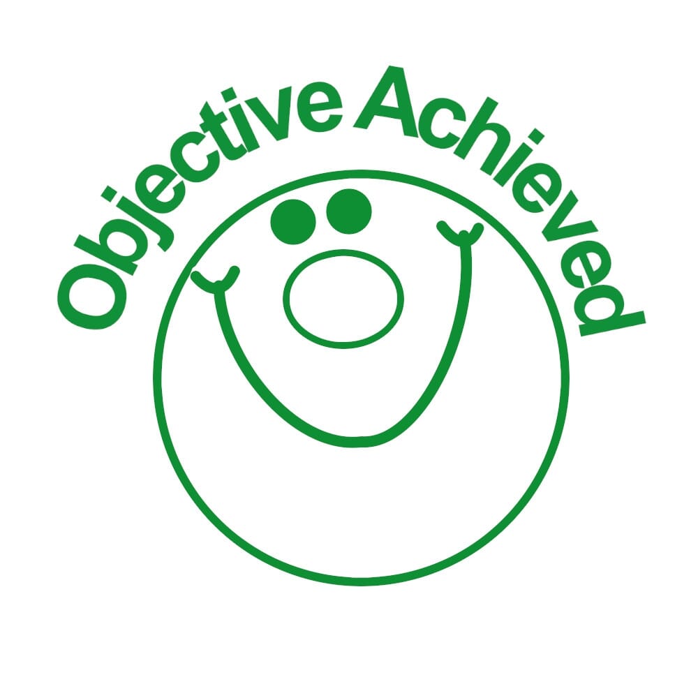 Objective Achieved Stamper