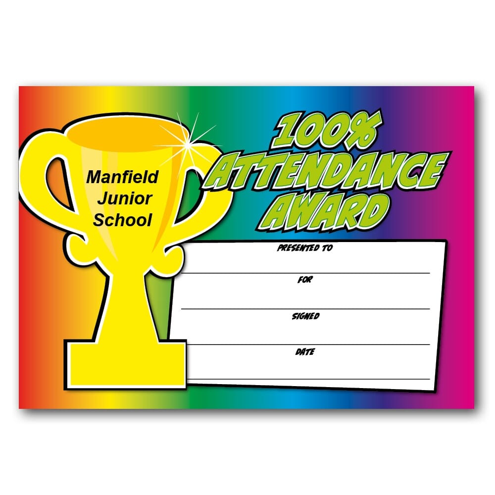Standard Personalised Certificates