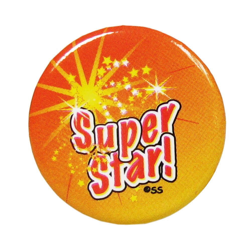 Badge: Super Star - 20 per pack