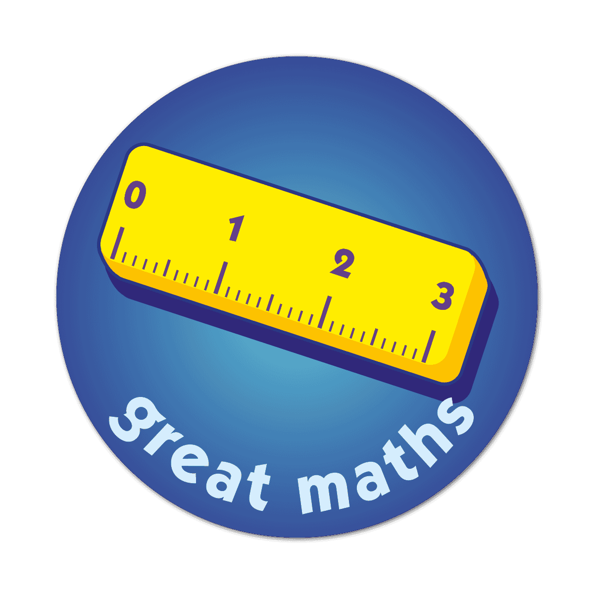 Great Maths Stickers - 75 identical stickers per pack