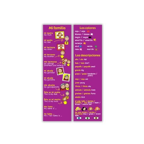 Spanish Bookmark Packs | SuperStickers