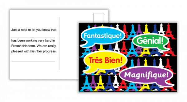 Postcard: French Praise 20 pack