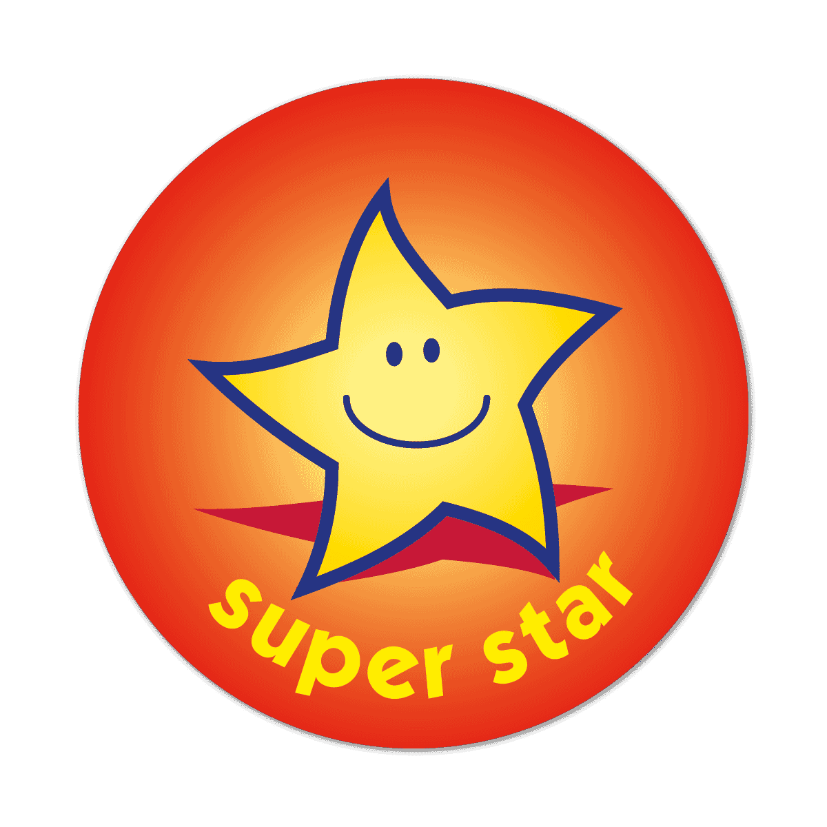 Star - Super Star Stickers - 75 identical stickers per pack