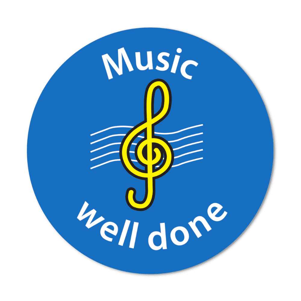 Music Well Done Curriculum Stickers