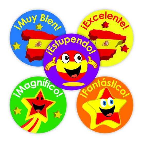 Spanish Praise Stickers | SuperStickers