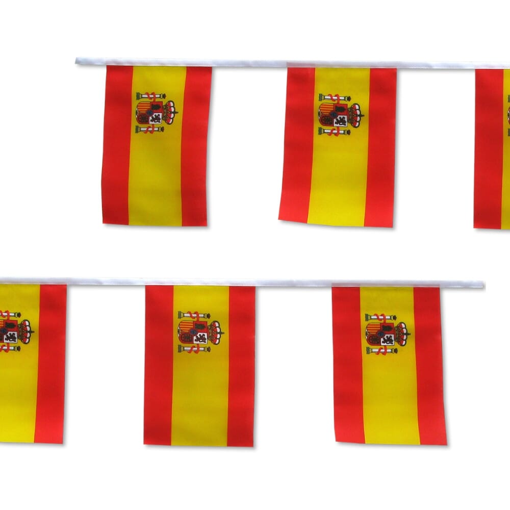 Spanish Bunting - 20 flags ( 6m length )