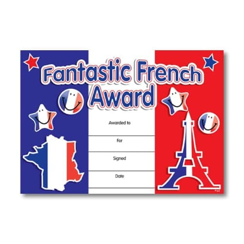 French Certificates | SuperStickers