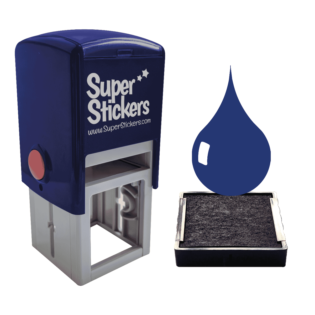 Ink: 28mm Stamper Blue Ink Pads - Pack Of 2