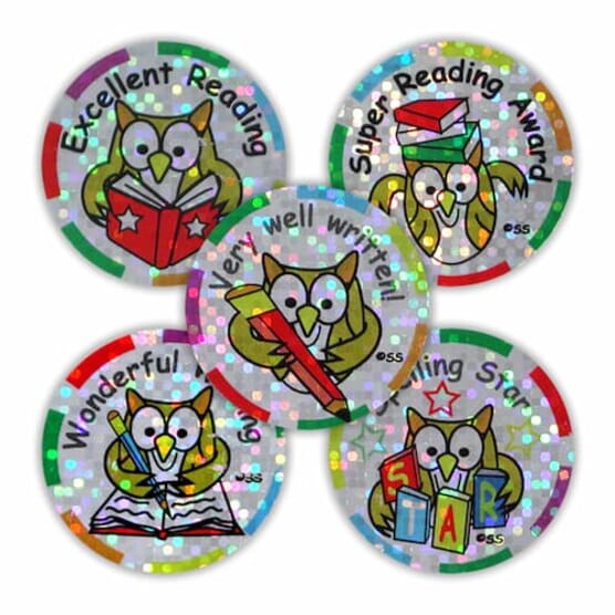 Sparkling English Stickers | SuperStickers.com