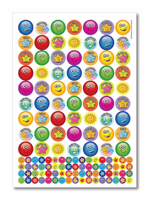 Effort and Praise Stickers - 50 A4 sheets | SuperStickers.com