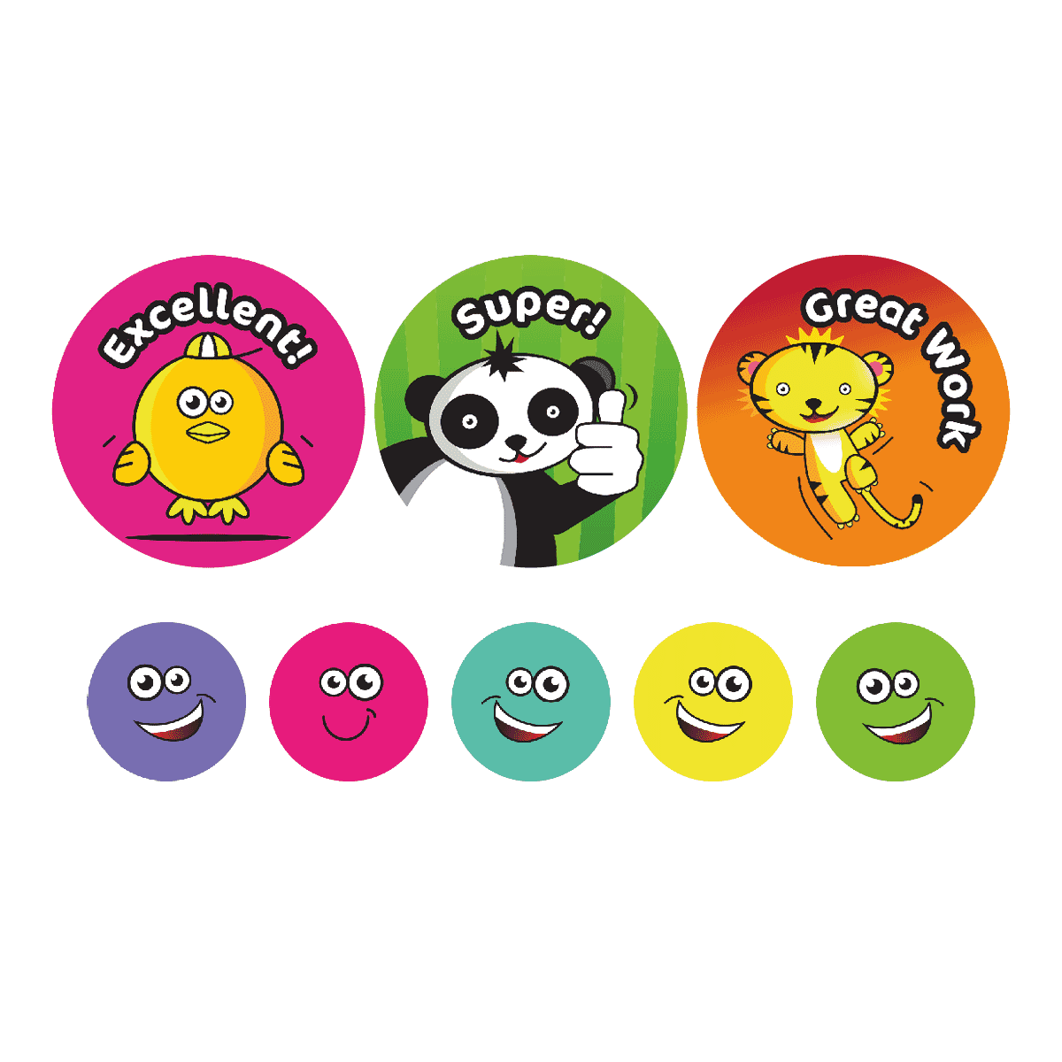 Animal Praise Stickers - 35mm