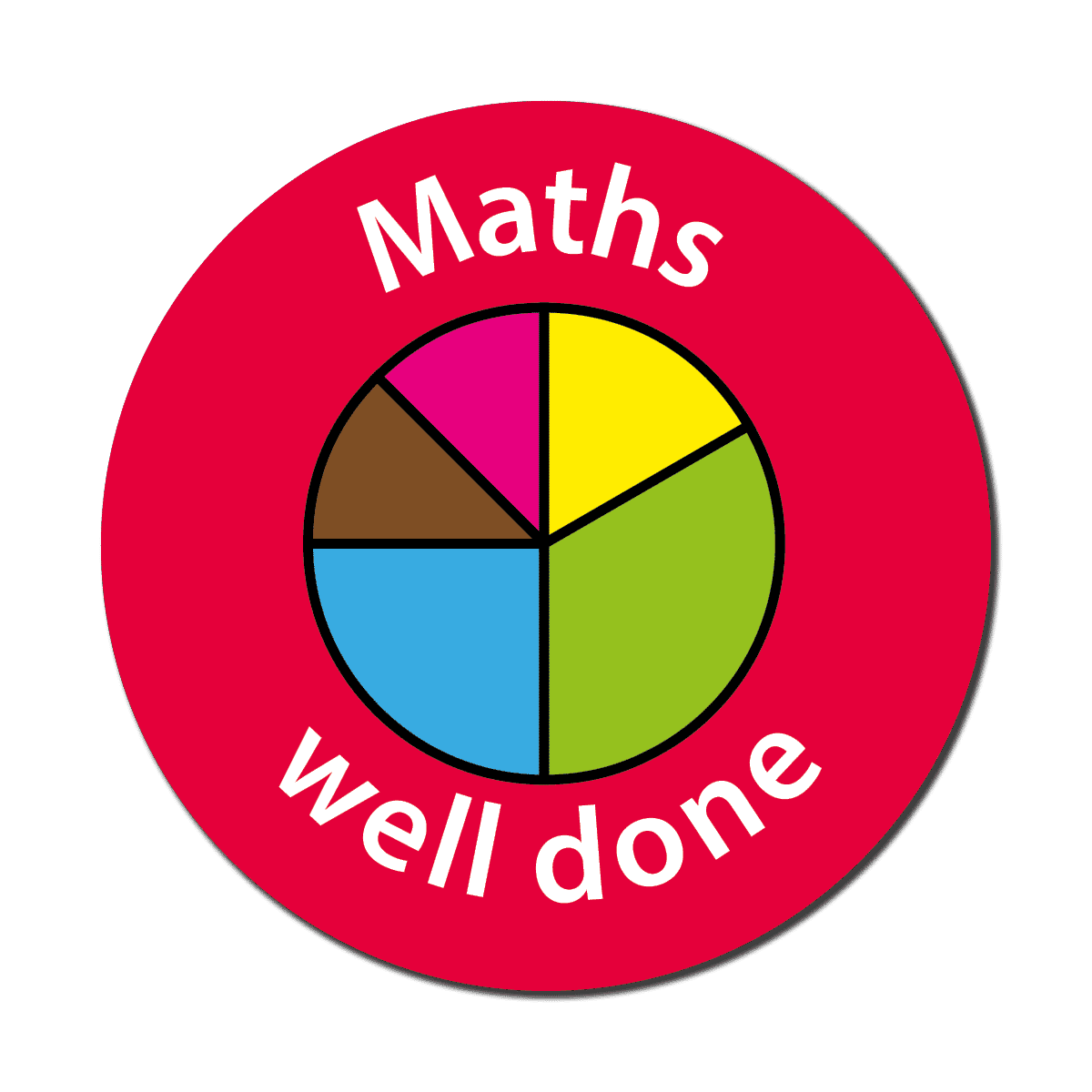 Well Done Maths Stickers - 140 Stickers per pack