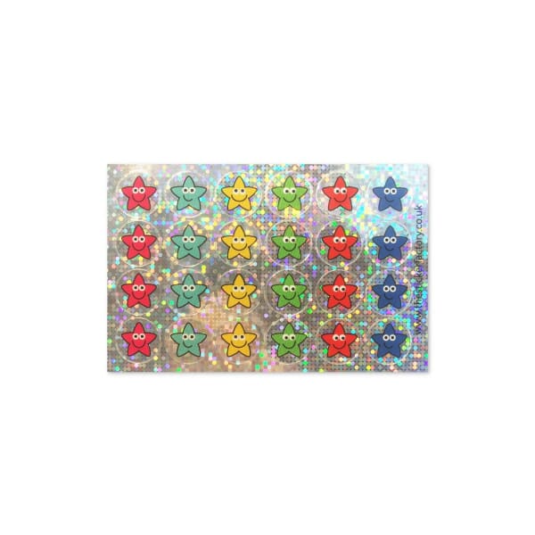 Mini Sheets of Sparkling star stickers