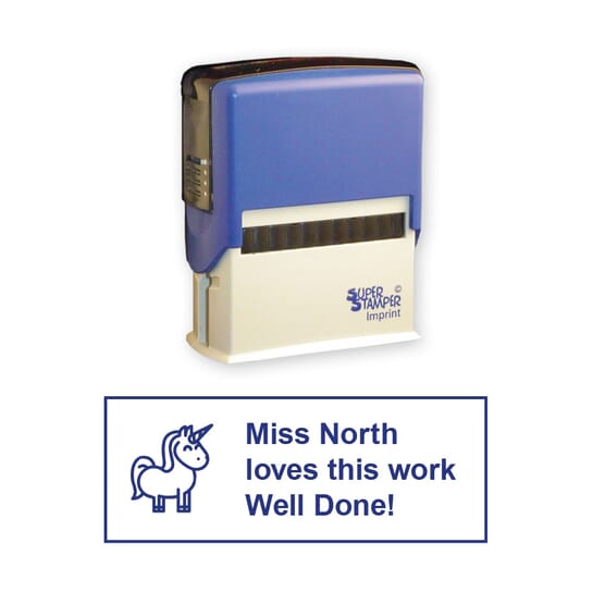 Personalised Rectangular Stampers | SuperStickers