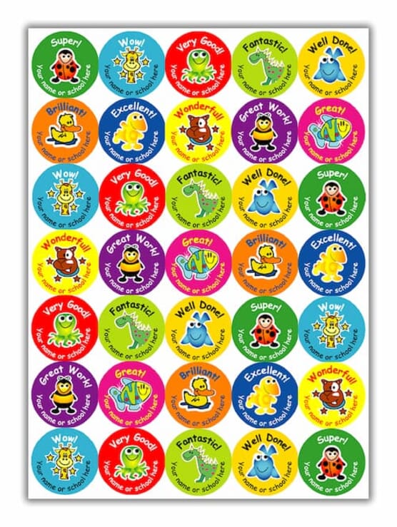 Quick Personalised Praise Stickers | SuperStickers
